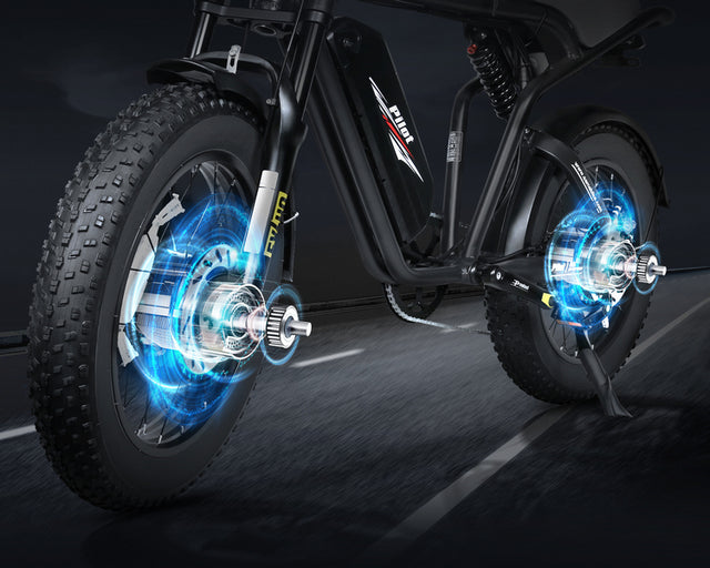 Samebike Pilot M20 SR Electric Dirt Bike, Brown