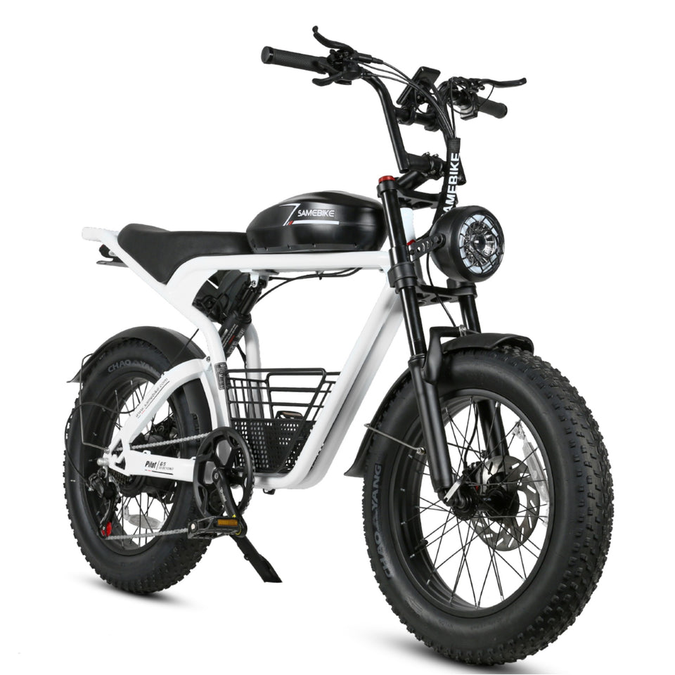 Samebike Pilot M20 SE Electric Dirt Bike, White